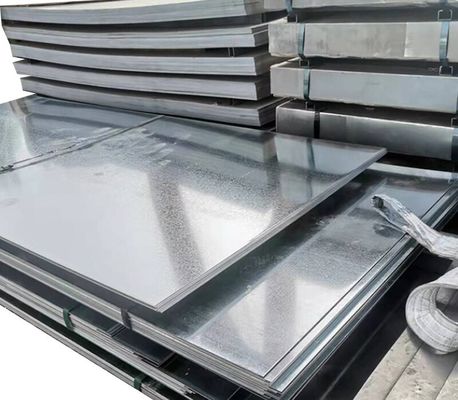Zero Spangle Surface Finish Galvanized Sheet Plate Silver Color Length ...