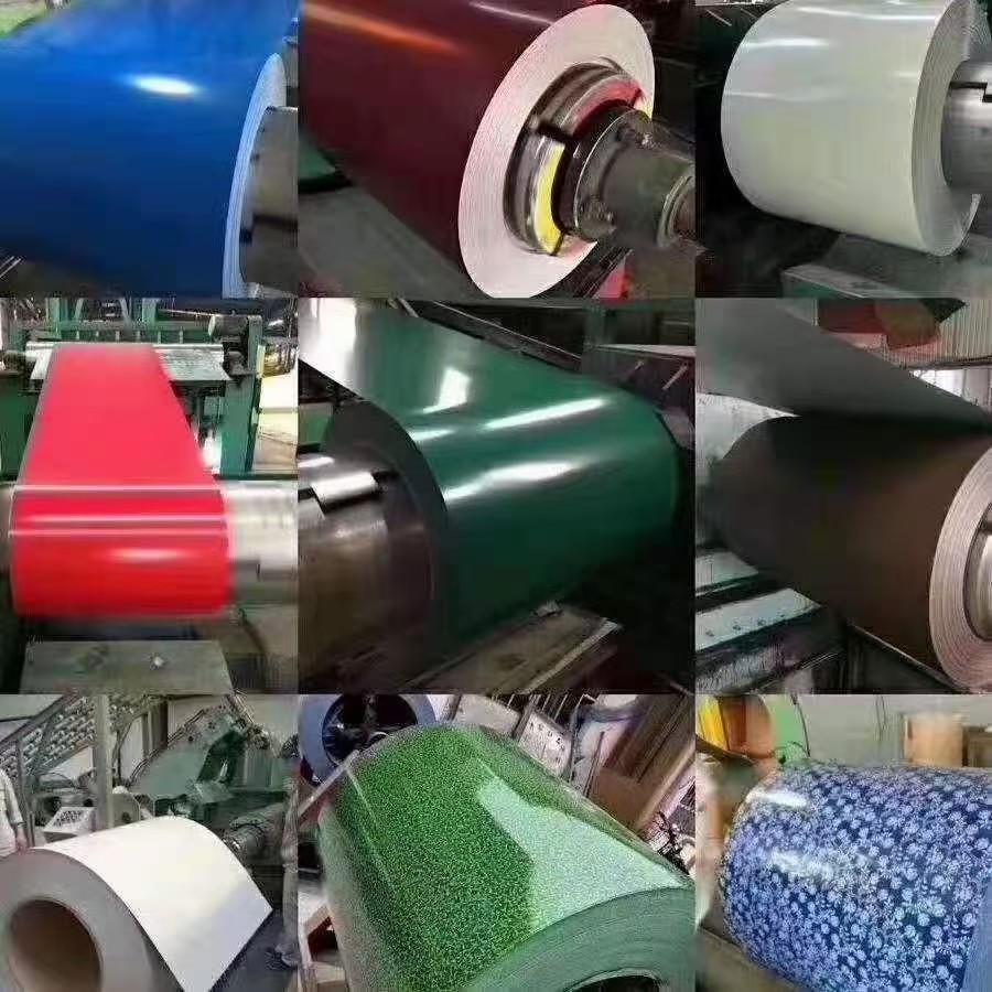 PPGI Steel Coil 0.12-1.2mm Prepainted Galvanized Steel Coil For Roofing ...