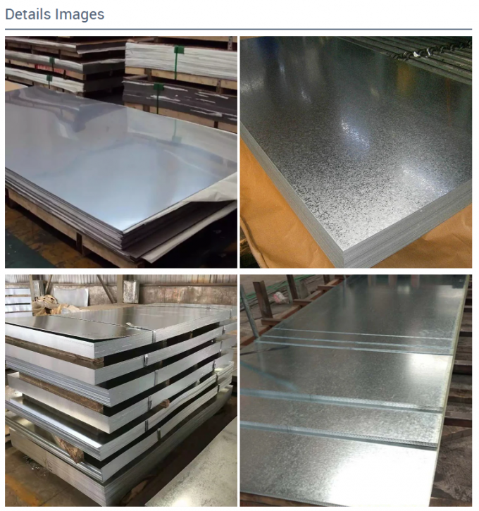 SECC Electrolytic Galvanized Plate Cold Rolled Steel Sheet 1000mm-2000mm